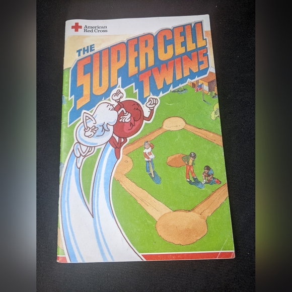 Other | 1979 American Red Cross The Super Cell Twins Htf Childrens Book ...